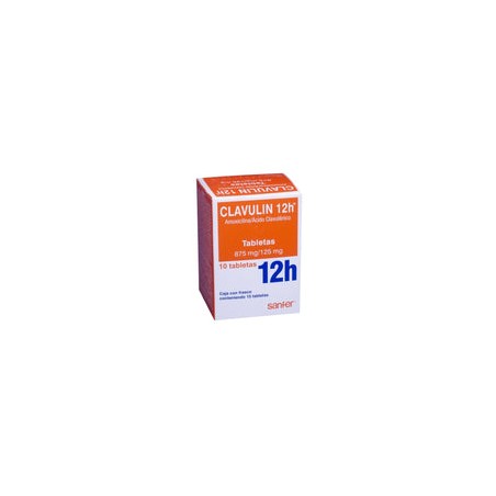 CLAVULIN 12H (AMOXICILINA/ACIDO CLAVULANICO) 875 MG/125 MG C/10 TAB